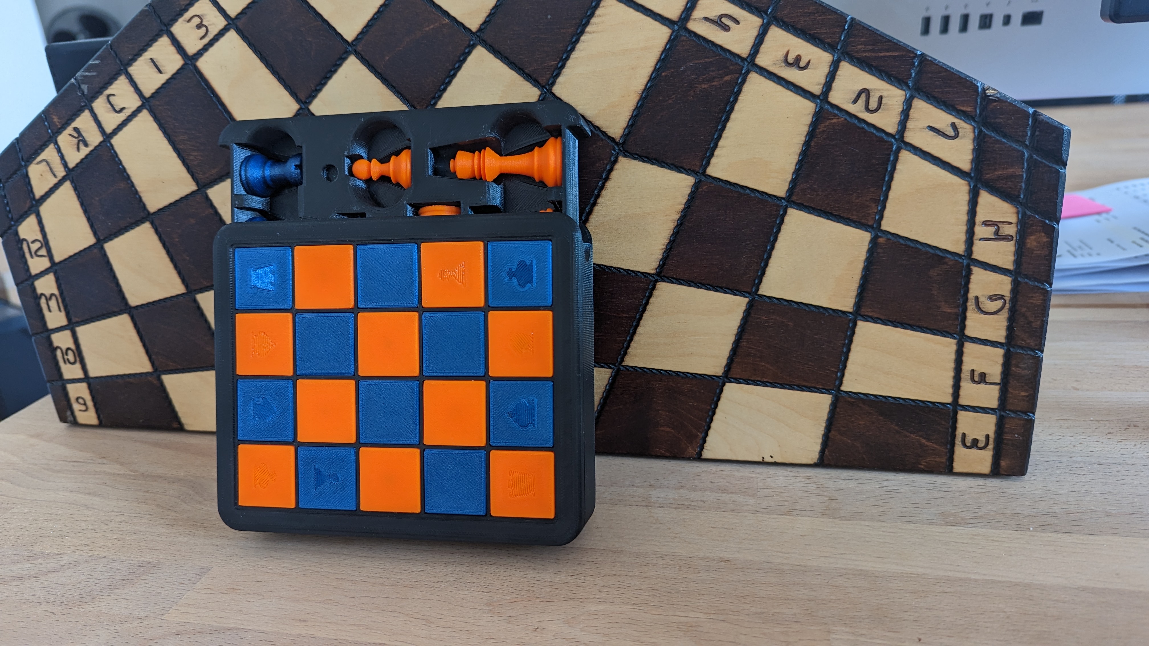 4x5 Microchess set magnetized by pilniczek | Download free STL model | Printables.com