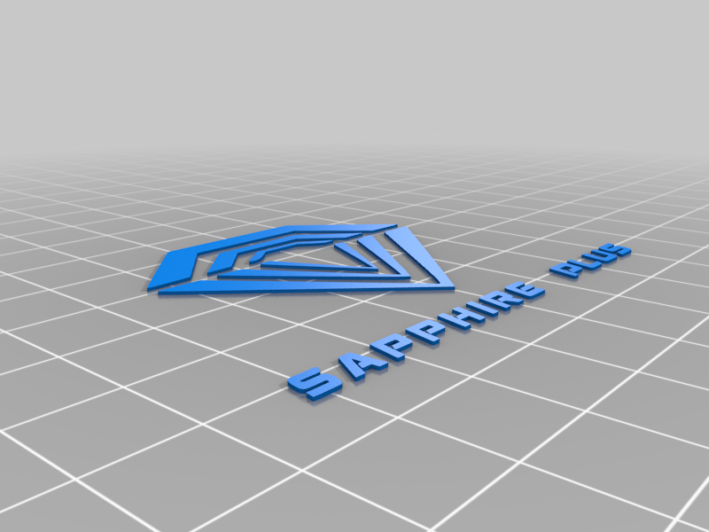 Sapphire Plus Logos by MagicHappenZ | Download free STL model ...