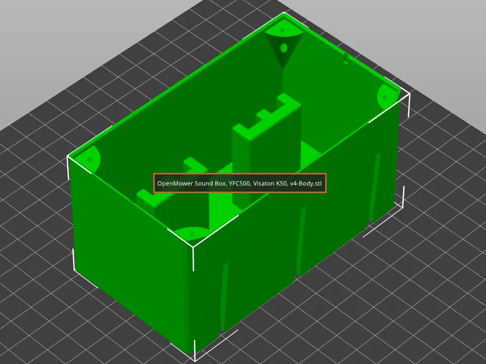 OpenMower Sound Box for YardForce Classic 500 & Visaton K50 Speaker by Apehaenger | Download ...