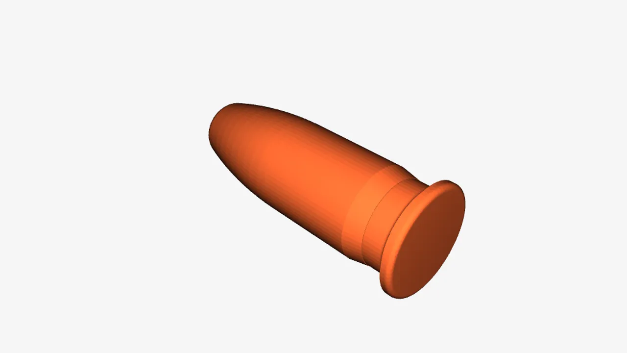 Bullet for Cattleman Revolver by Kristofer | Download free STL model ...