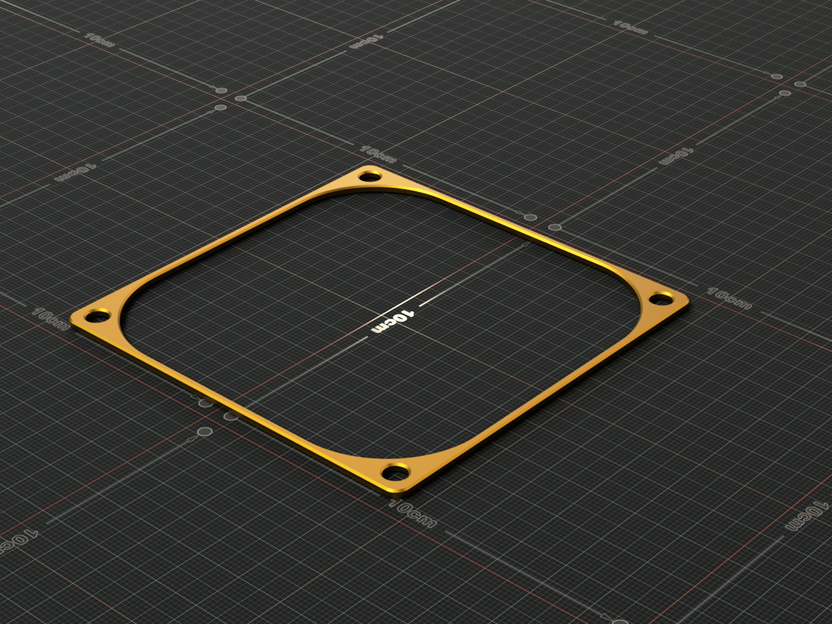 92mm Fan Spacer by Greymanx | Download free STL model | Printables.com