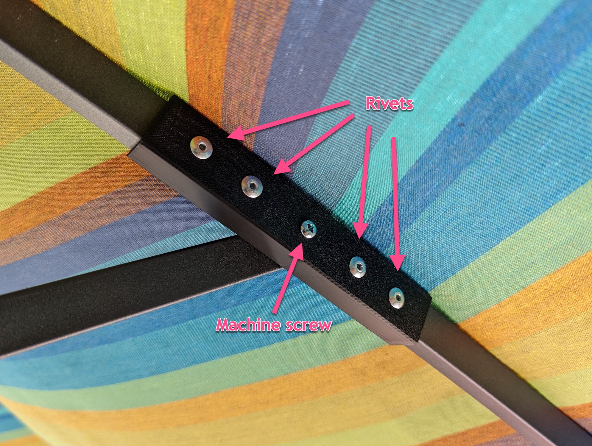 Treasure garden umbrella rib repair by jphalip | Download free STL ...