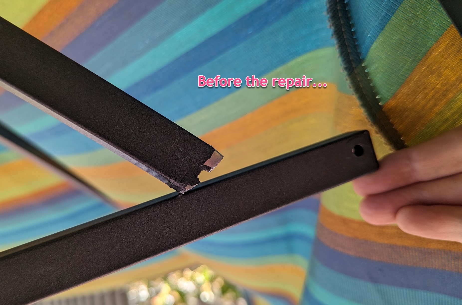 Treasure garden umbrella rib repair by jphalip | Download free STL ...