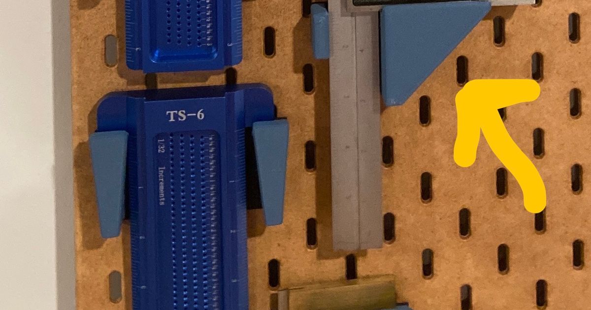 Skadis - Parameterized L Holder (Machinist Squares, Double Squares, etc.) by ed3d | Download ...