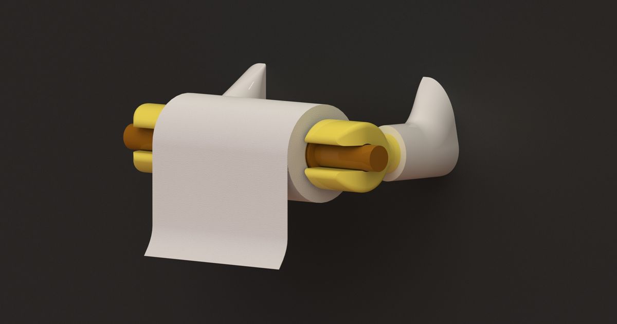 Lego Figure Minimalistic Paper Towel Holder by Cartesius 3D | Download ...