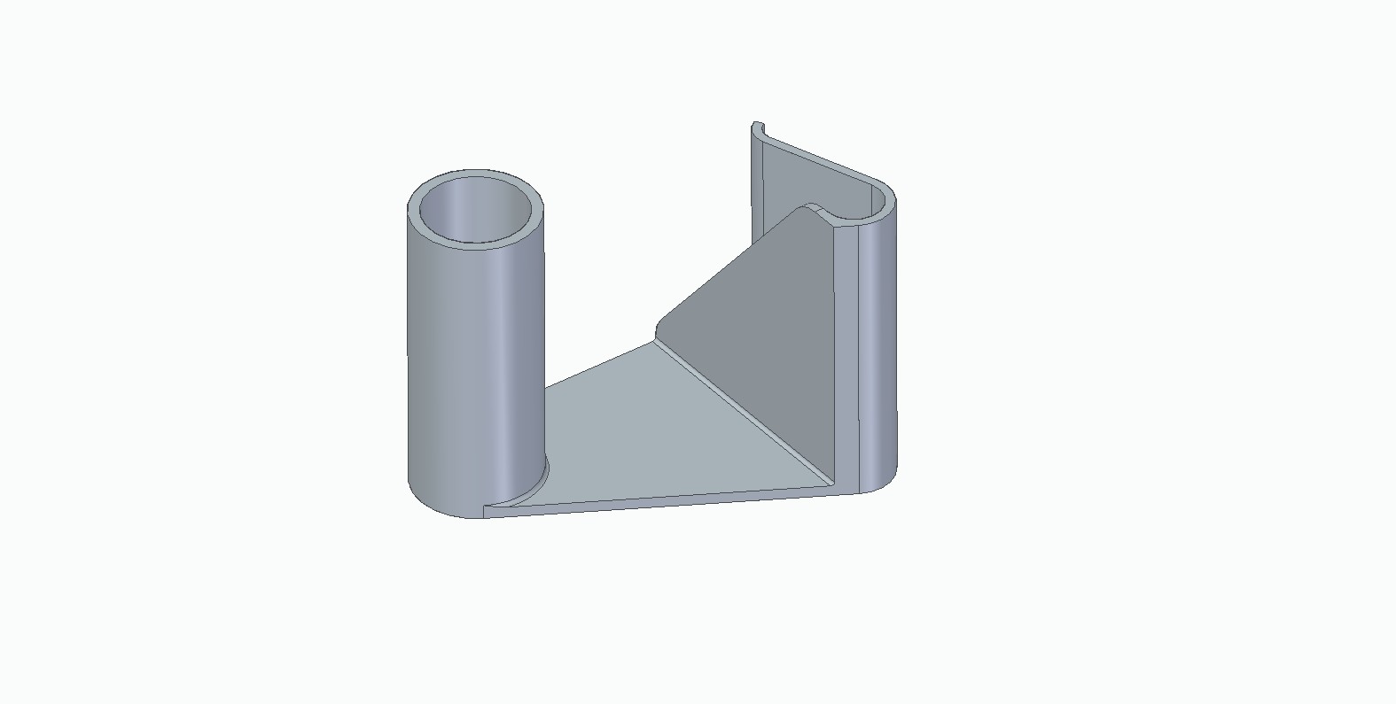 Toilette paper holder - clamp edition by 3D2H | Download free STL model ...