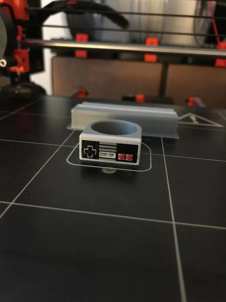 NES Controller Ring Multi Color by brinkbeat | Download free STL model ...
