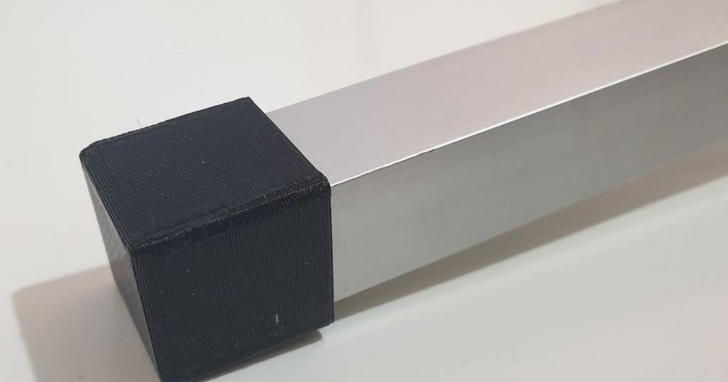 Square profile cap 19mm - 3/4" by goth2k | Download free STL model ...