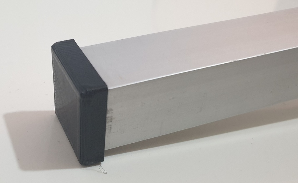 Square profile cap 19mm - 3/4" by goth2k | Download free STL model ...