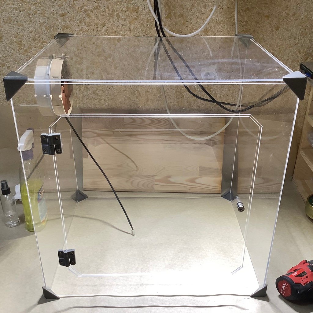 Easy Acrylic 3d Printer Enclosure by s.o.v.a | Download free STL model ...