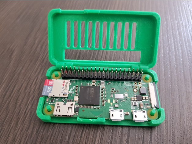 Raspberry PI Zero case GPIO and cam by Pulpataro | Download free STL ...