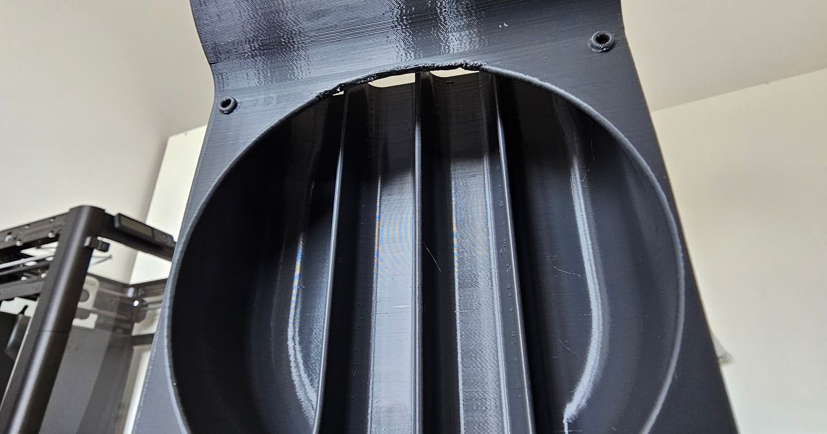 Chamber Fan Duct for P1P/P1S - no supports by zwirek2201 | Download ...