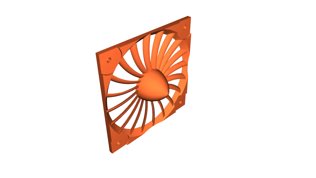FAN GRILL by Helge Brigado | Download free STL model | Printables.com