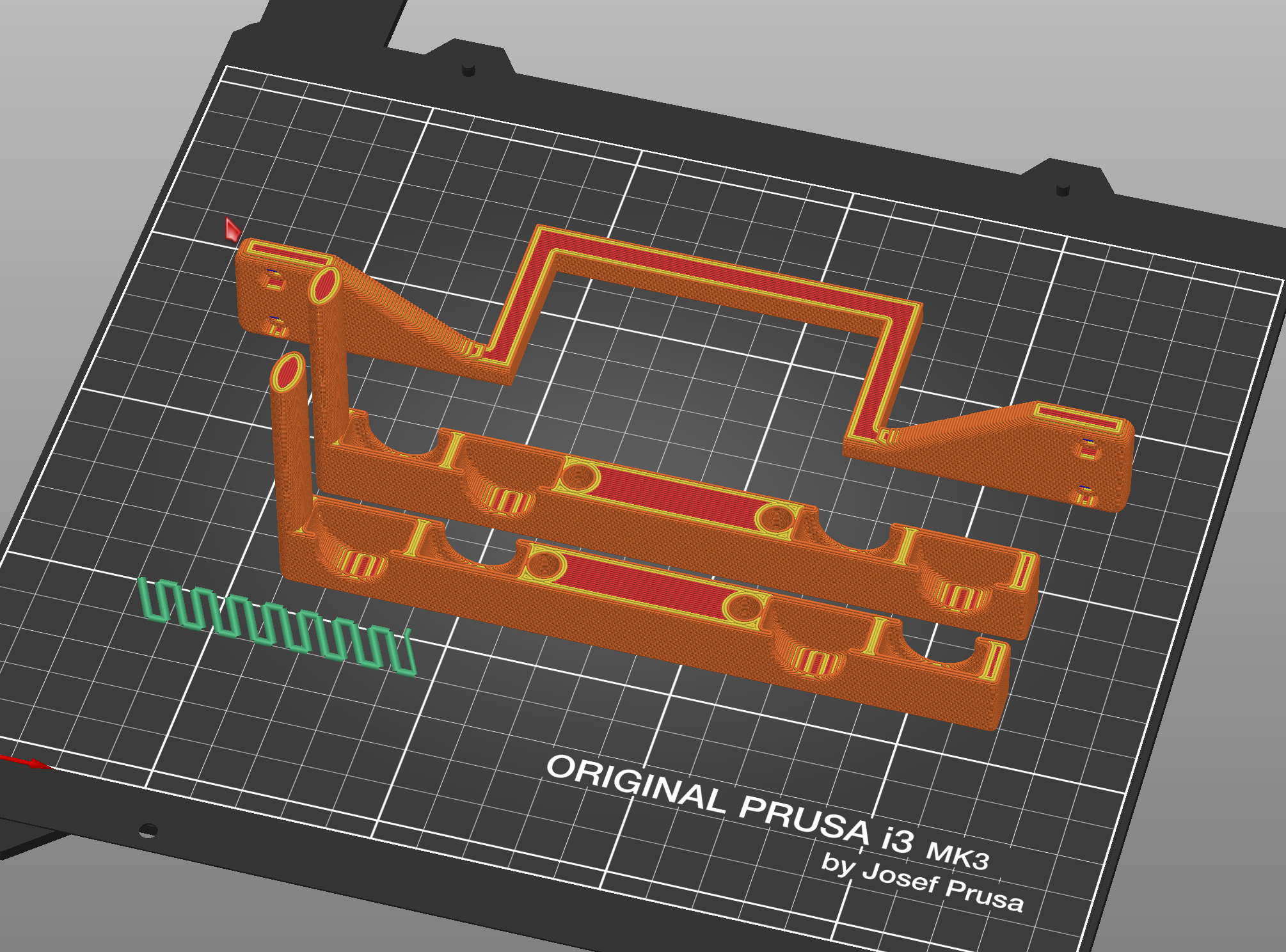 Tall print cross bar and roller carriers for MMU Tower Print Buffer by ...