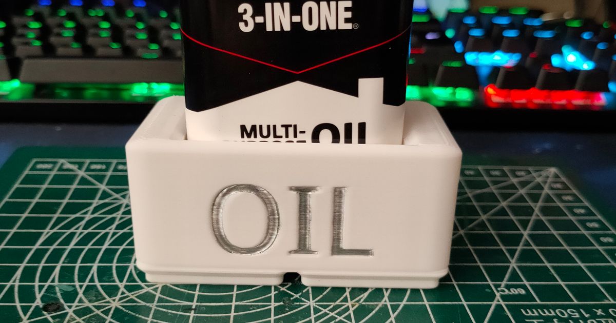 Gridfinity light oil can holder by methlon | Download free STL model ...