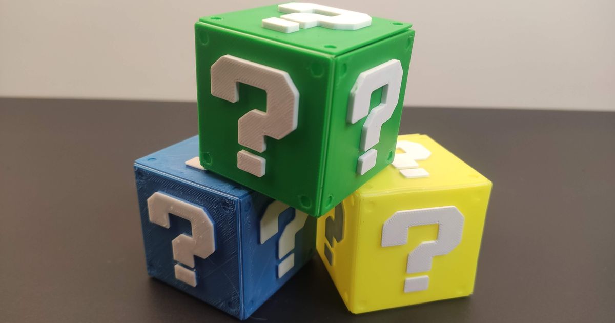 Question Block - foldable by Sevro | Download free STL model ...