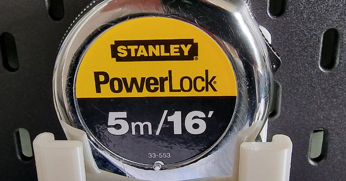 Ikea Skadis Measuring Tape Holder by Iain Willis | Download free STL ...