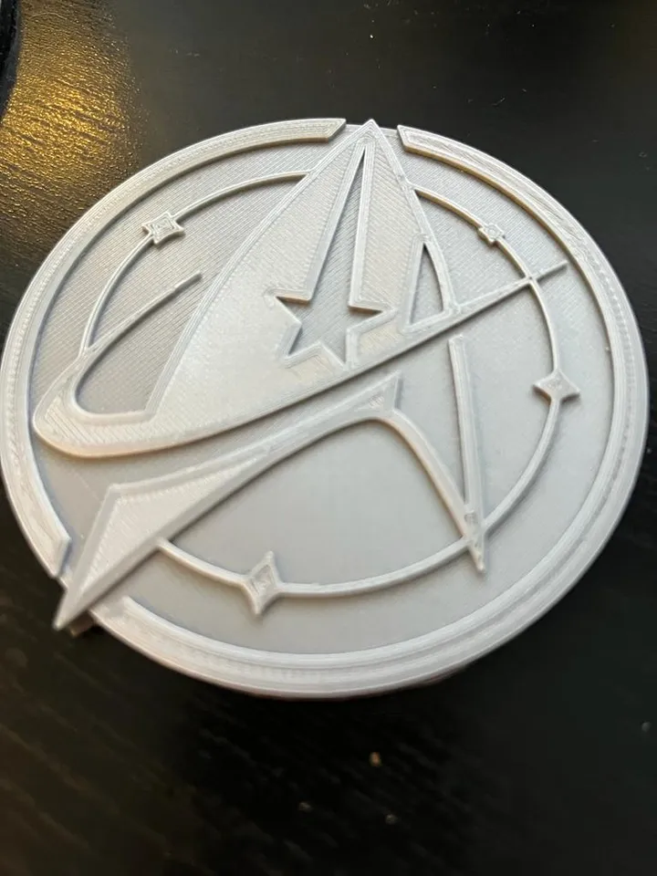 StarFleet Coaster by PRINTER JAM | Download free STL model | Printables.com