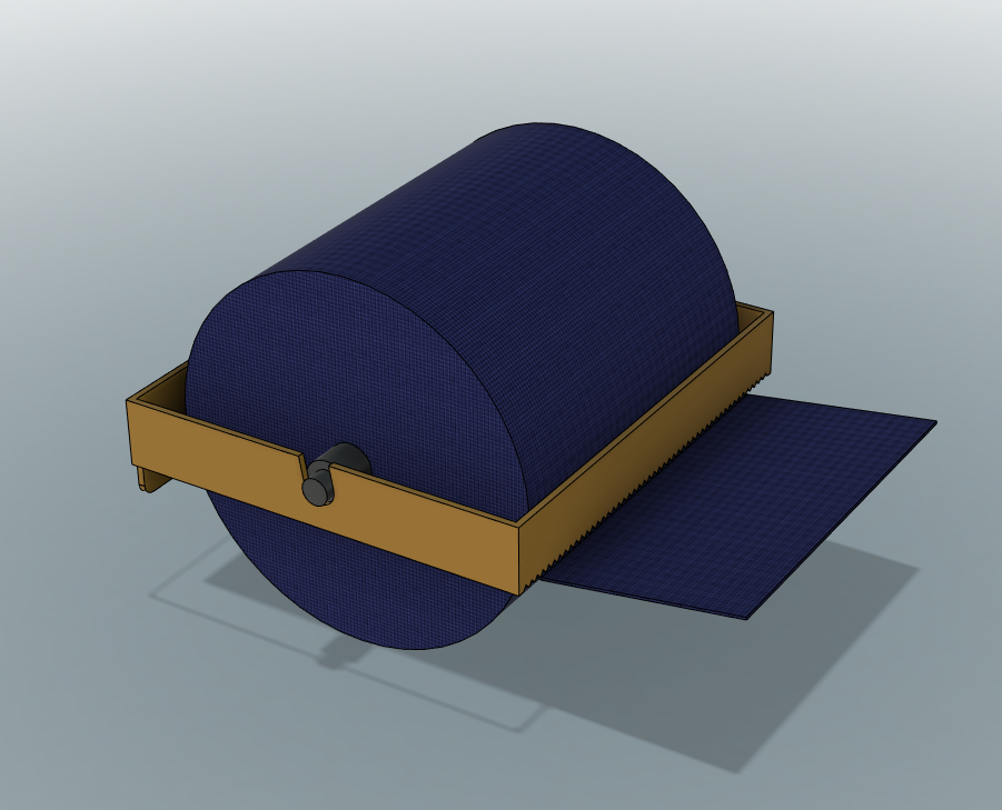 Basic Box Blue Roll Dispenser by DownTheShed | Download free STL model ...