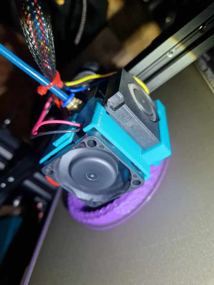 E3D V6 Mount for Ender 3 v2 by Qris | Download free STL model | Printables.com