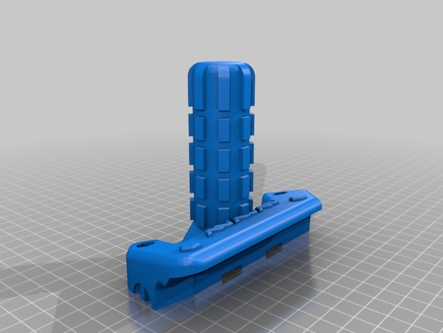 Nerf Roughcut Horizontal Pump Grip by DapperMartian | Download free STL ...