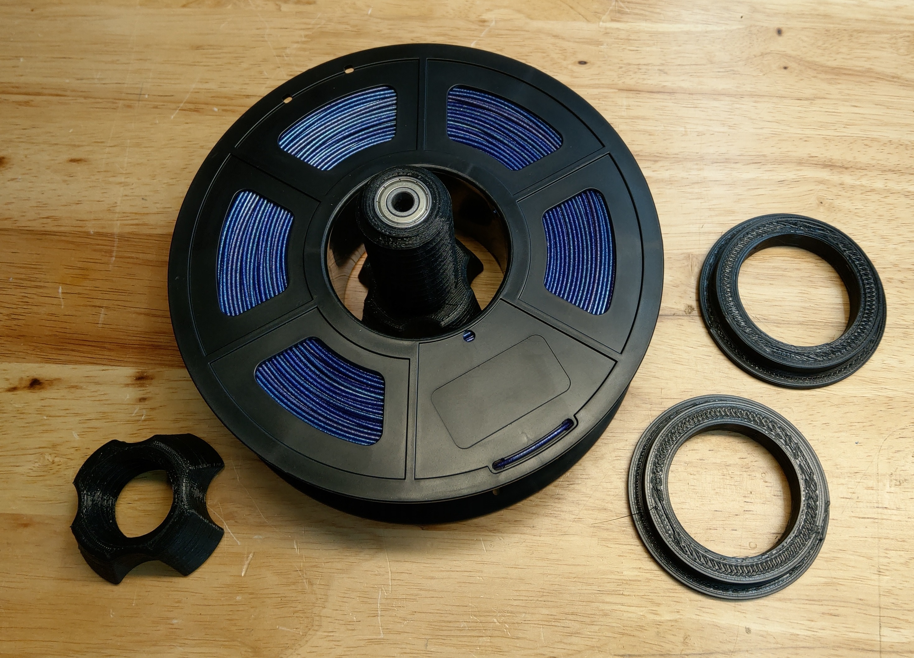 Stronghero3D and Geeetech ~74-75mm inner diameter spool adapter to 54mm ...