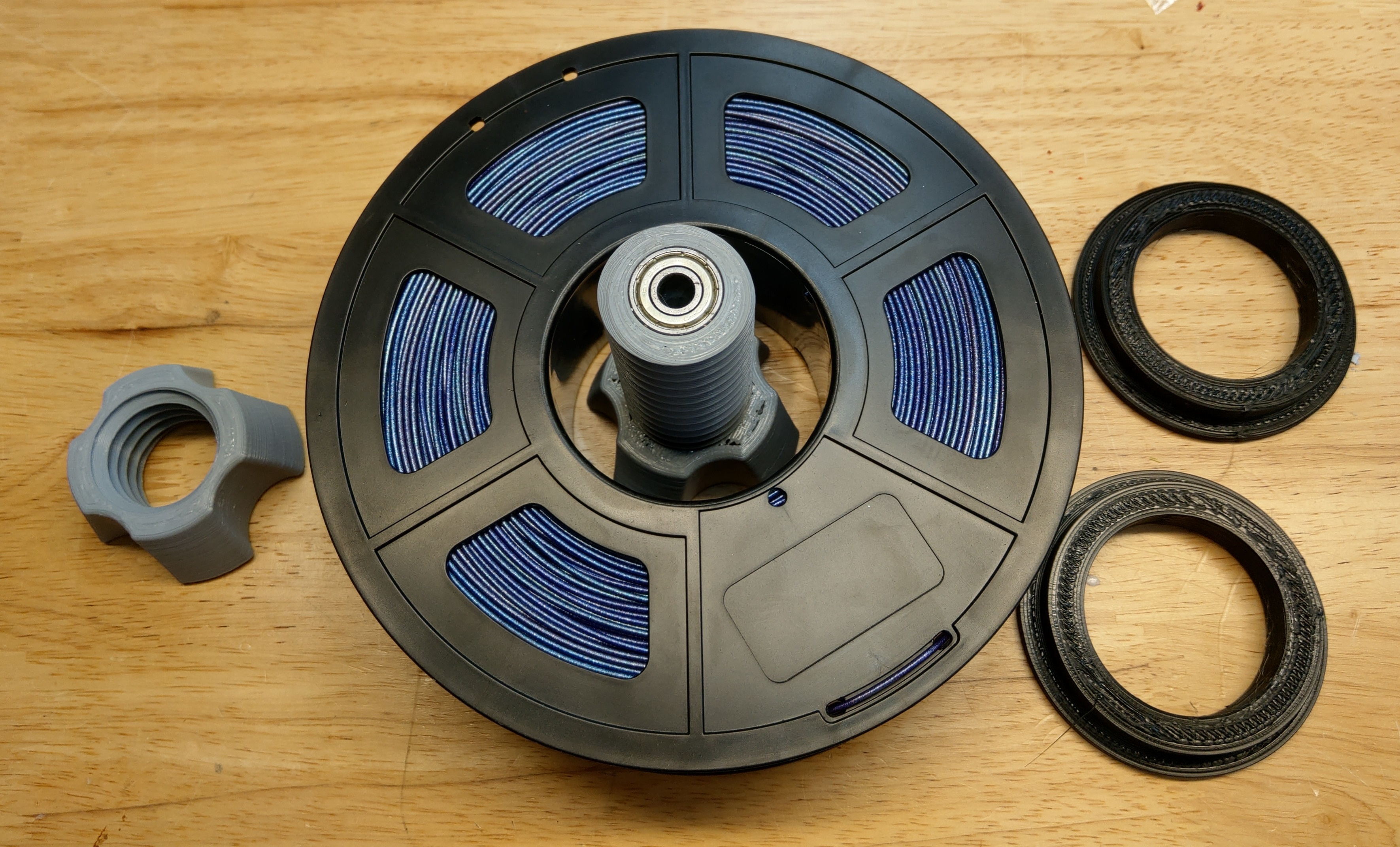 Stronghero3D and Geeetech ~74-75mm inner diameter spool adapter to 54mm ...