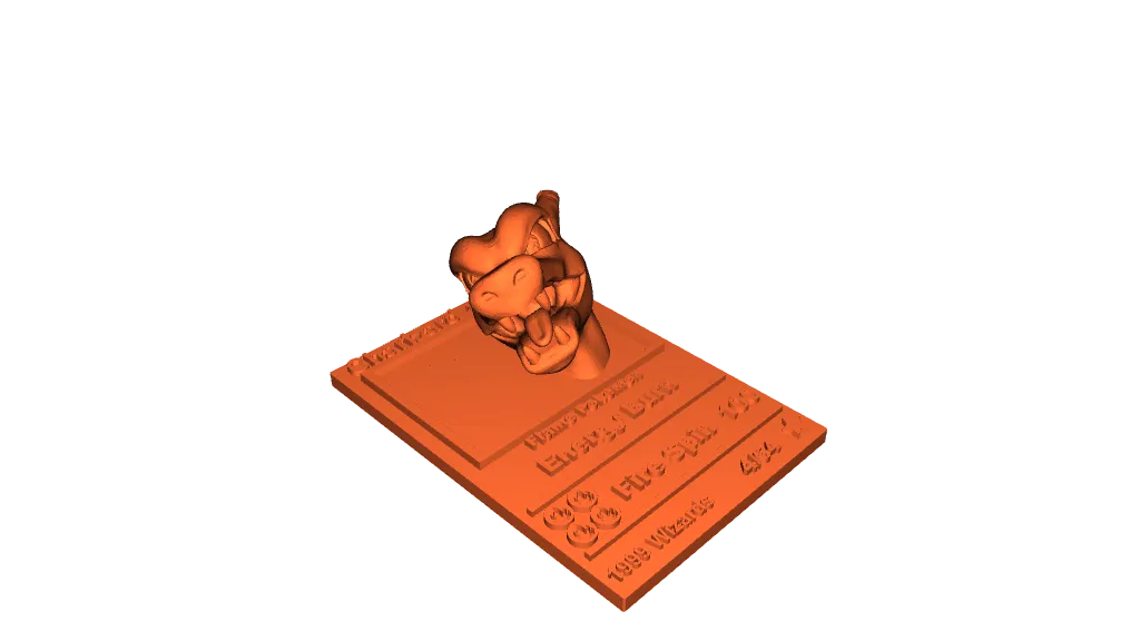 Charizard 3D card by Kočičí teritorium | Download free STL model ...