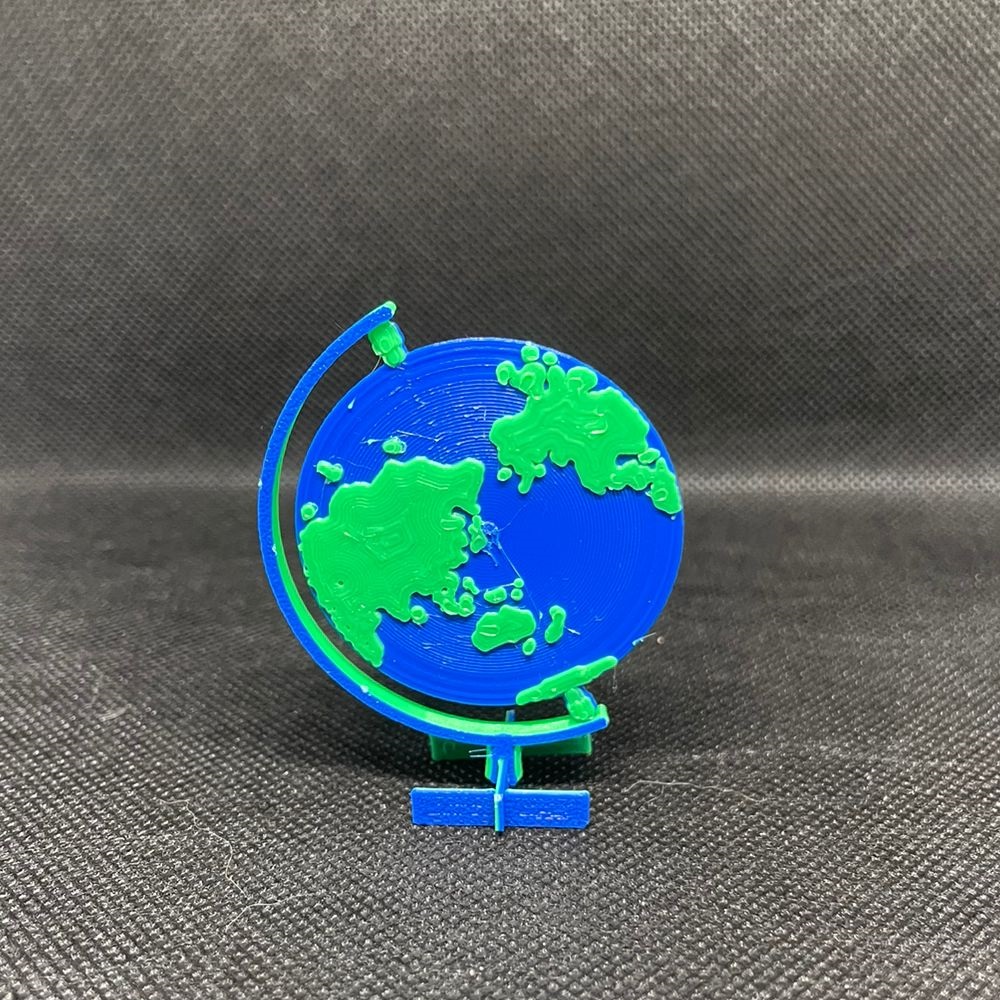 Earth Globe Kit Card by BlackSnows | Download free STL model ...