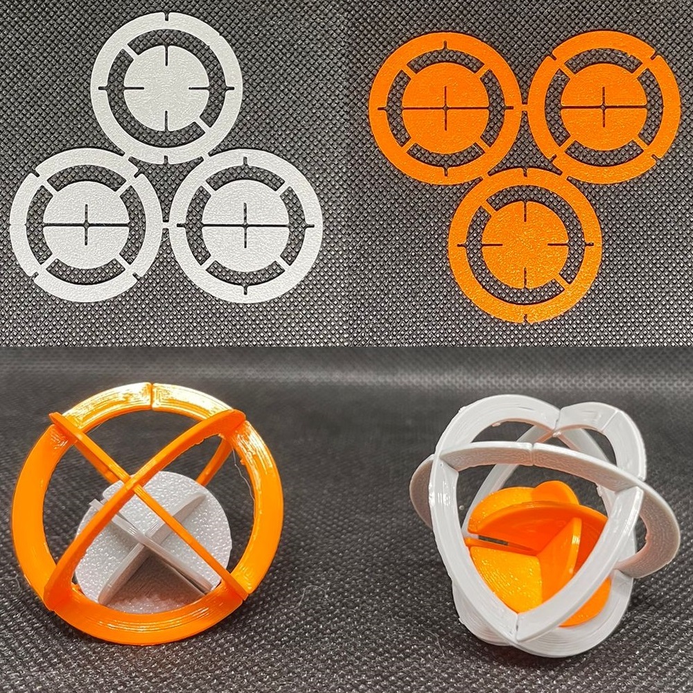 Ball inside a ball kit card by BlackSnows | Download free STL model ...