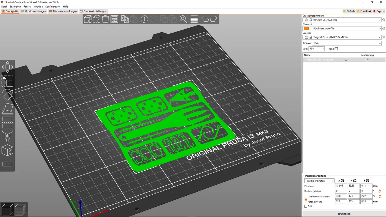 Survival Card by olli | Download free STL model | Printables.com