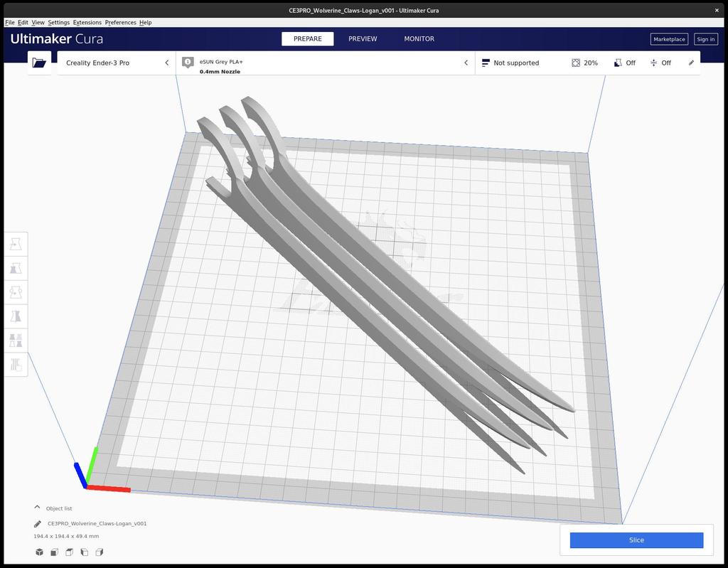 Wolverine Claws - Logan (Fixed Seams) by eoyilmaz | Download free STL ...