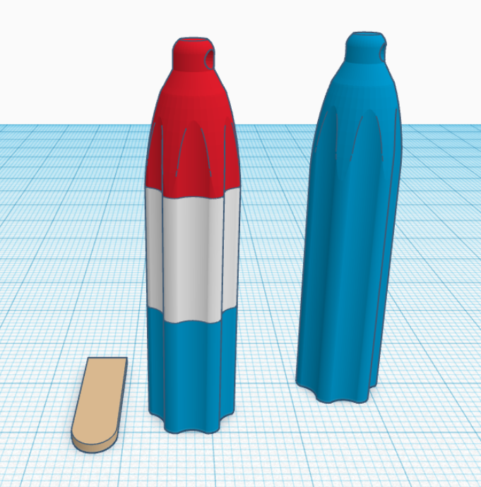 Rocket Pop Earing/Necklace by Nerys | Download free STL model ...
