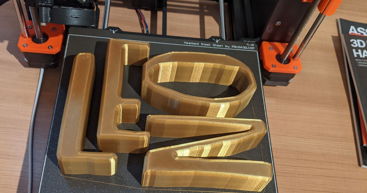3D letters "LEON" by LIBRE hub | Download free STL model | Printables.com