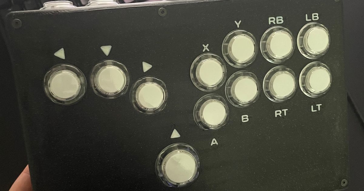 Hitbox Arcade - 14 Buttons by NAM1025 | Download free STL model ...