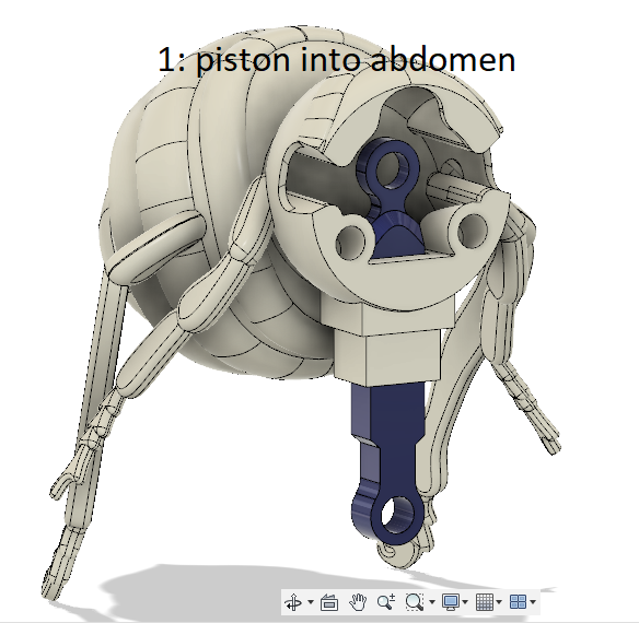 Mechanical Bee Sculpture (Fully 3DP) by MW-Mechanical | Download free ...