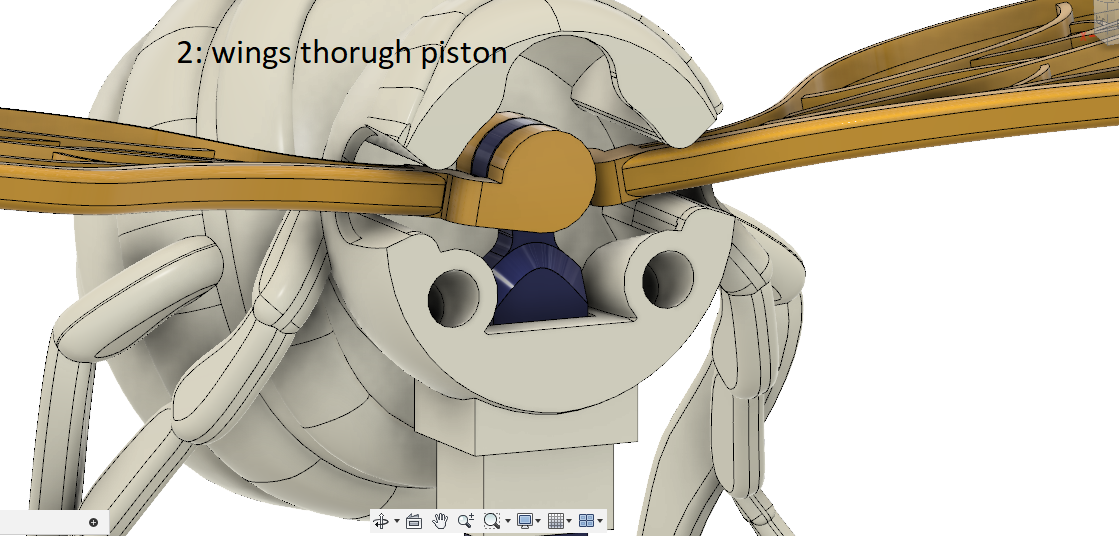 Mechanical Bee Sculpture (Fully 3DP) by MW-Mechanical | Download free ...