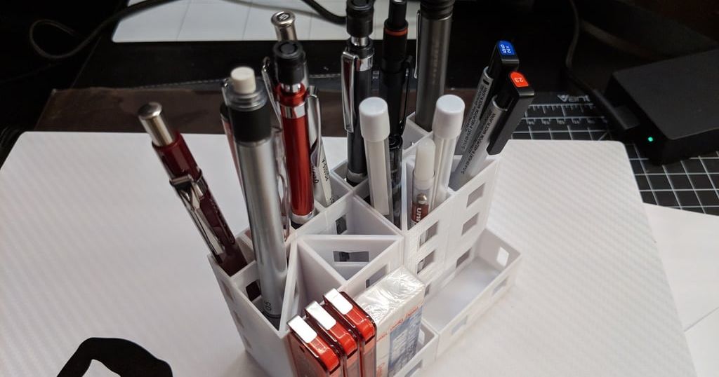 Pencil organizer box by Reaper21x | Download free STL model ...