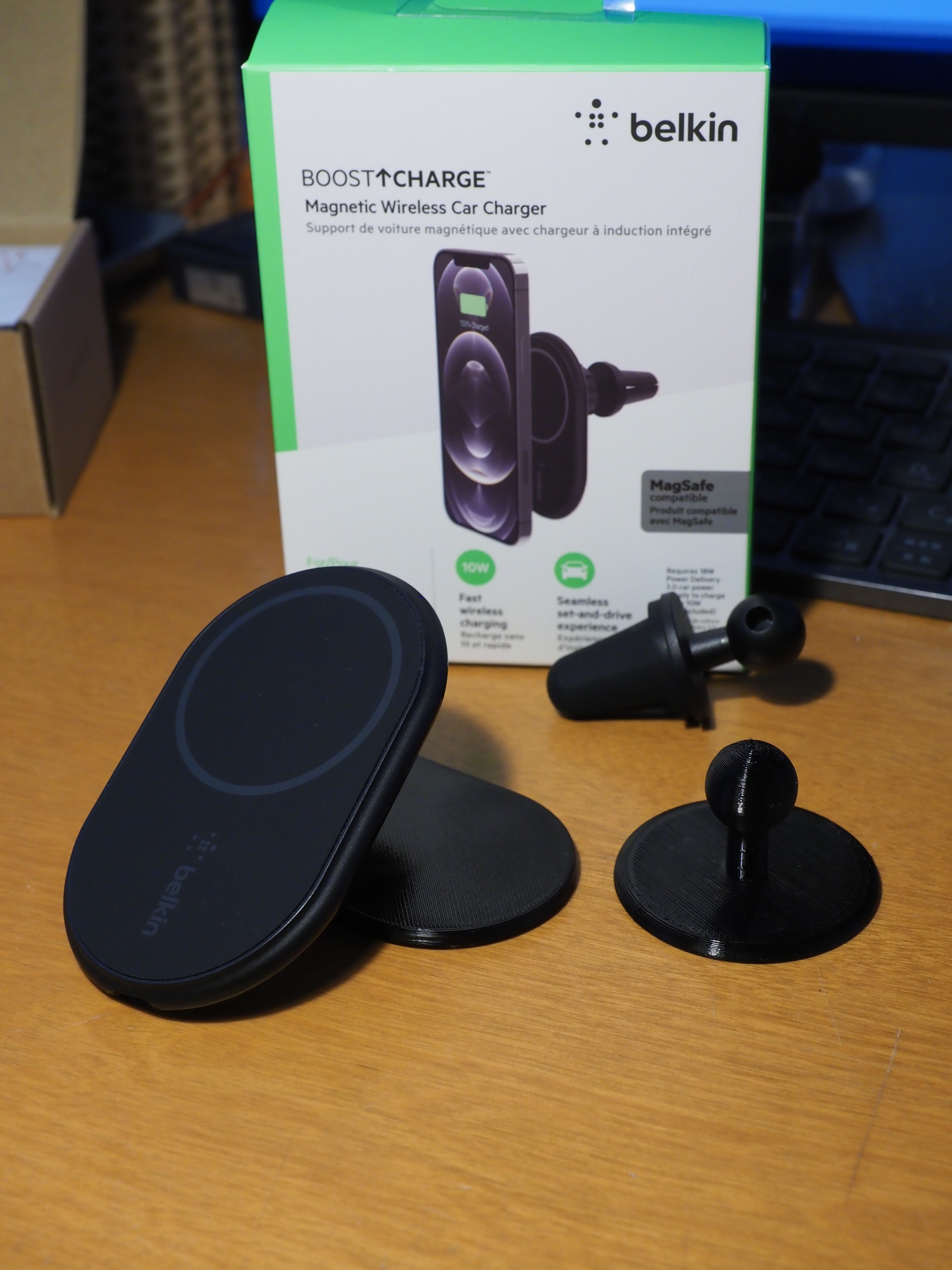 Mobile Holder for Car Belkin BoostCharge by MATARO | Download free STL ...