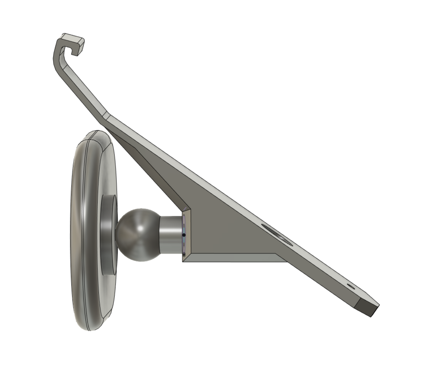 MagSafe Mobile Phone Holder for Smart 451 with wireless Belkin Charger ...