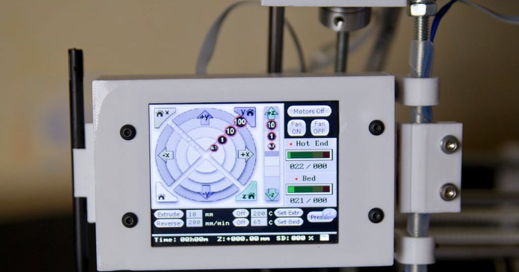 RepRapPro Huxley Case (32PTU screen) by Alzibiff | Download free STL model | Printables.com