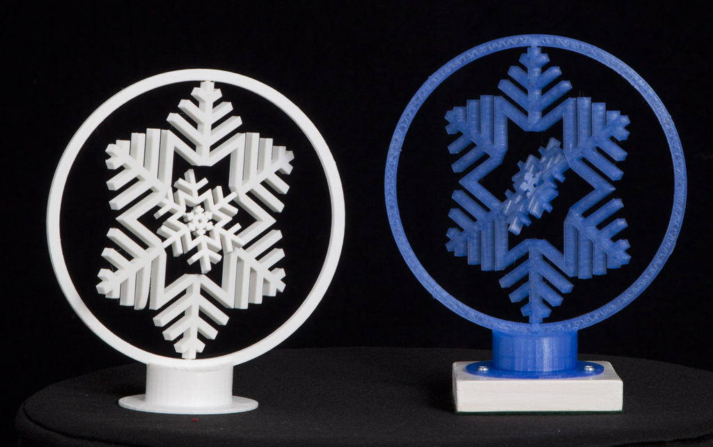 Base for the Gyroscopic Snowflake by Alzibiff | Download free STL model ...