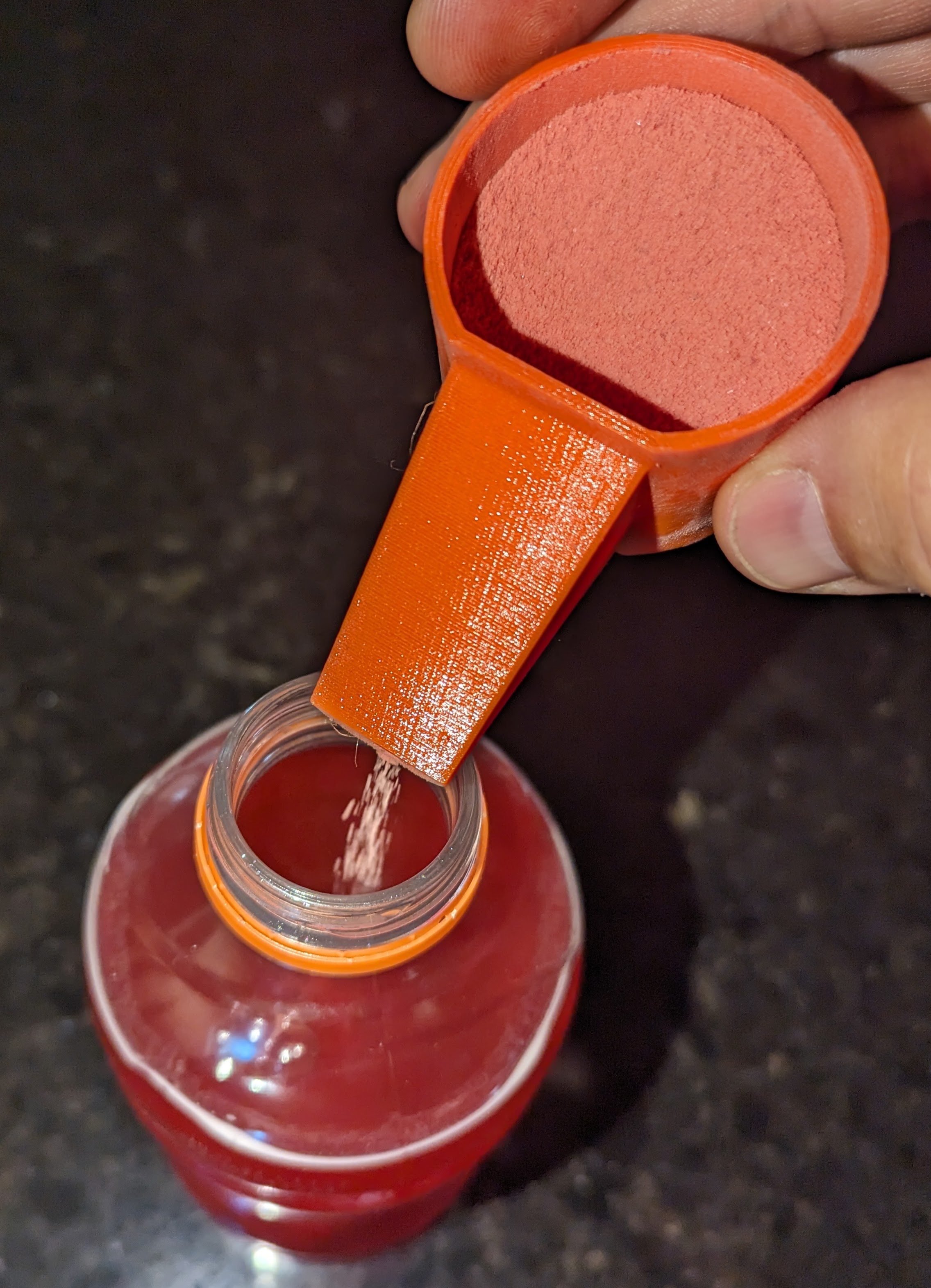 Powder Scoop Funnel by TK_bit_twiddler | Download free STL model ...