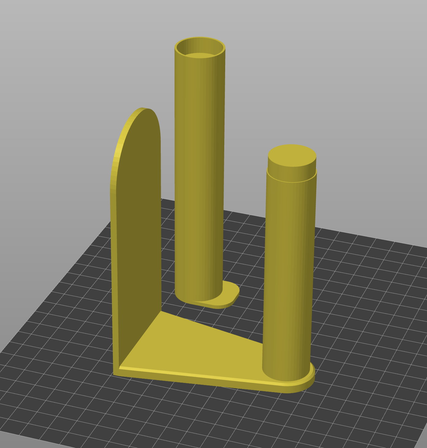 Simple roll holder - Easy to print - Installation with double-sided ...
