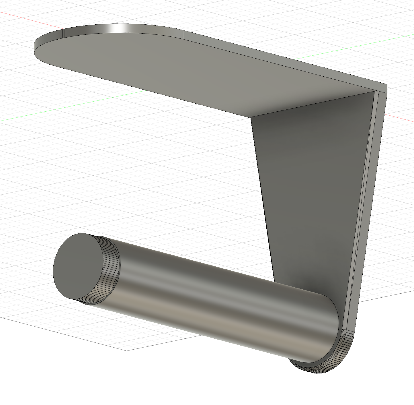 Simple roll holder - Easy to print - Installation with double-sided ...