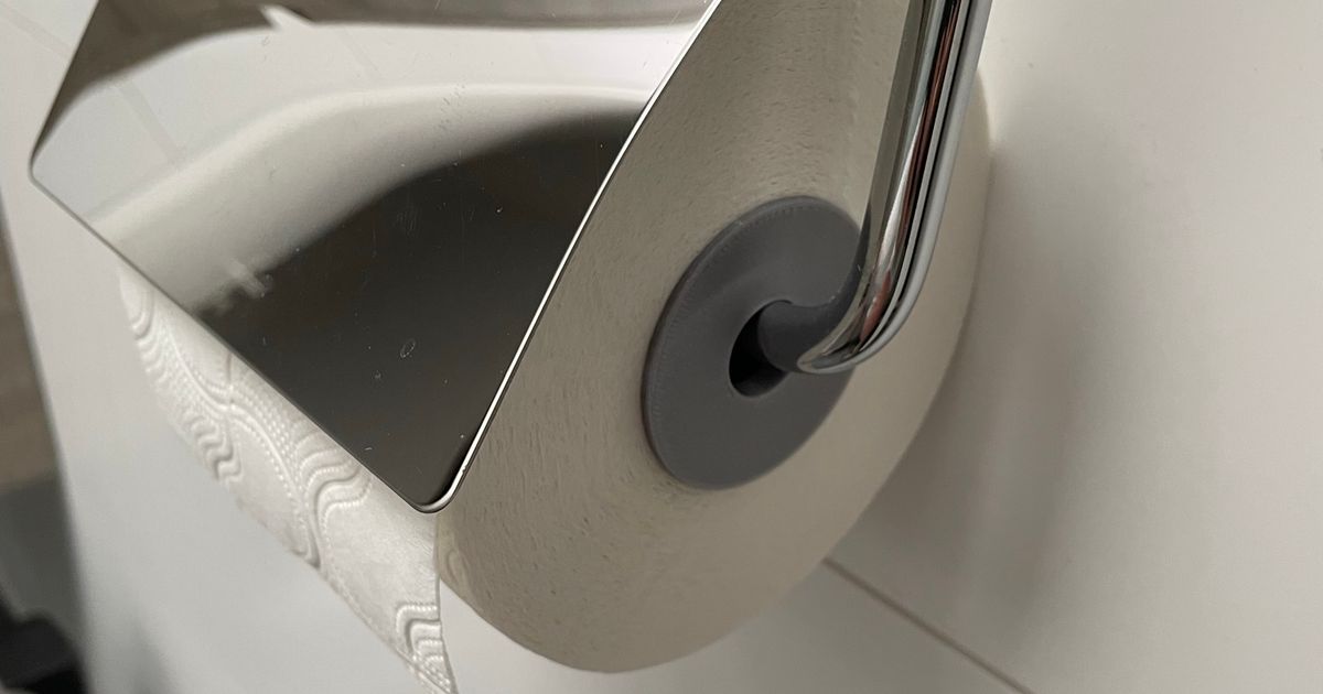 Toilet Paper Roll end caps by Robbo | Download free STL model ...