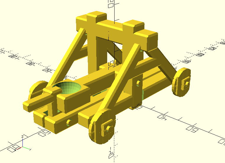 Catapult on a card von DR2D | Kostenloses STL-Modell herunterladen ...