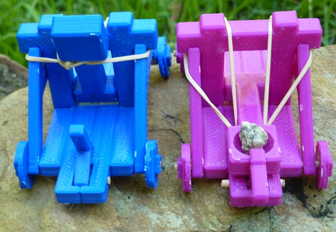 Catapult on a card von DR2D | Kostenloses STL-Modell herunterladen ...