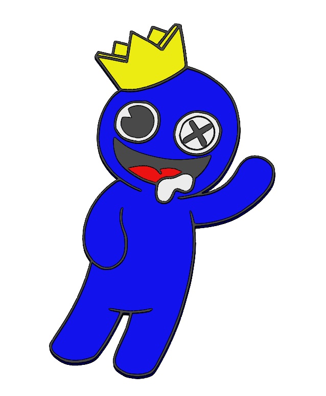 Blue Rainbow Friends by Andrej Kristofic | Download free STL model ...