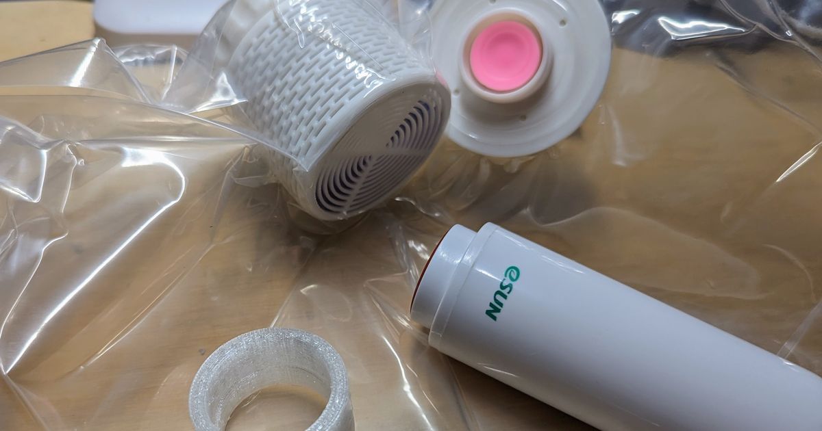 eSun to Sunlu vacuum spool bag adapter by DebianDog | Download free STL ...